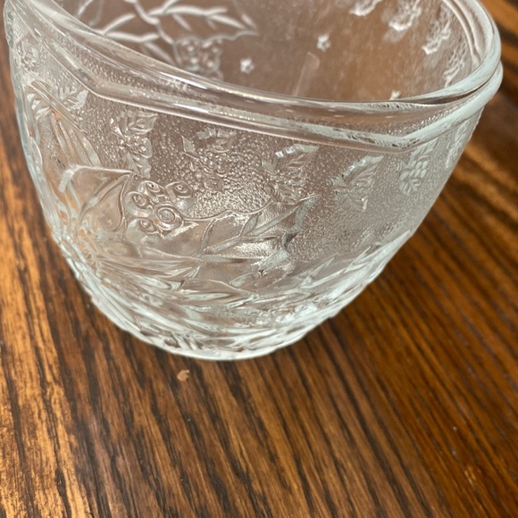 Dining | Kig Indonesian Poinsettia Glass Bowl Vintage | Poshmark